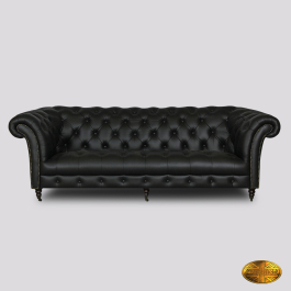 Chesterfield Timeless | 3-seater Butterstone | Sc Black