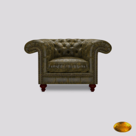 Chesterfield Royal | 1-seater Reading | Tudor Birch